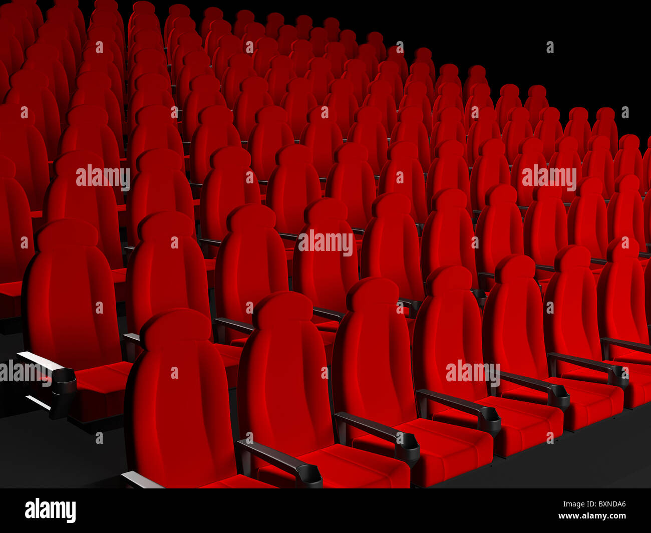 Movie Theater Seats Stock Photo - Alamy