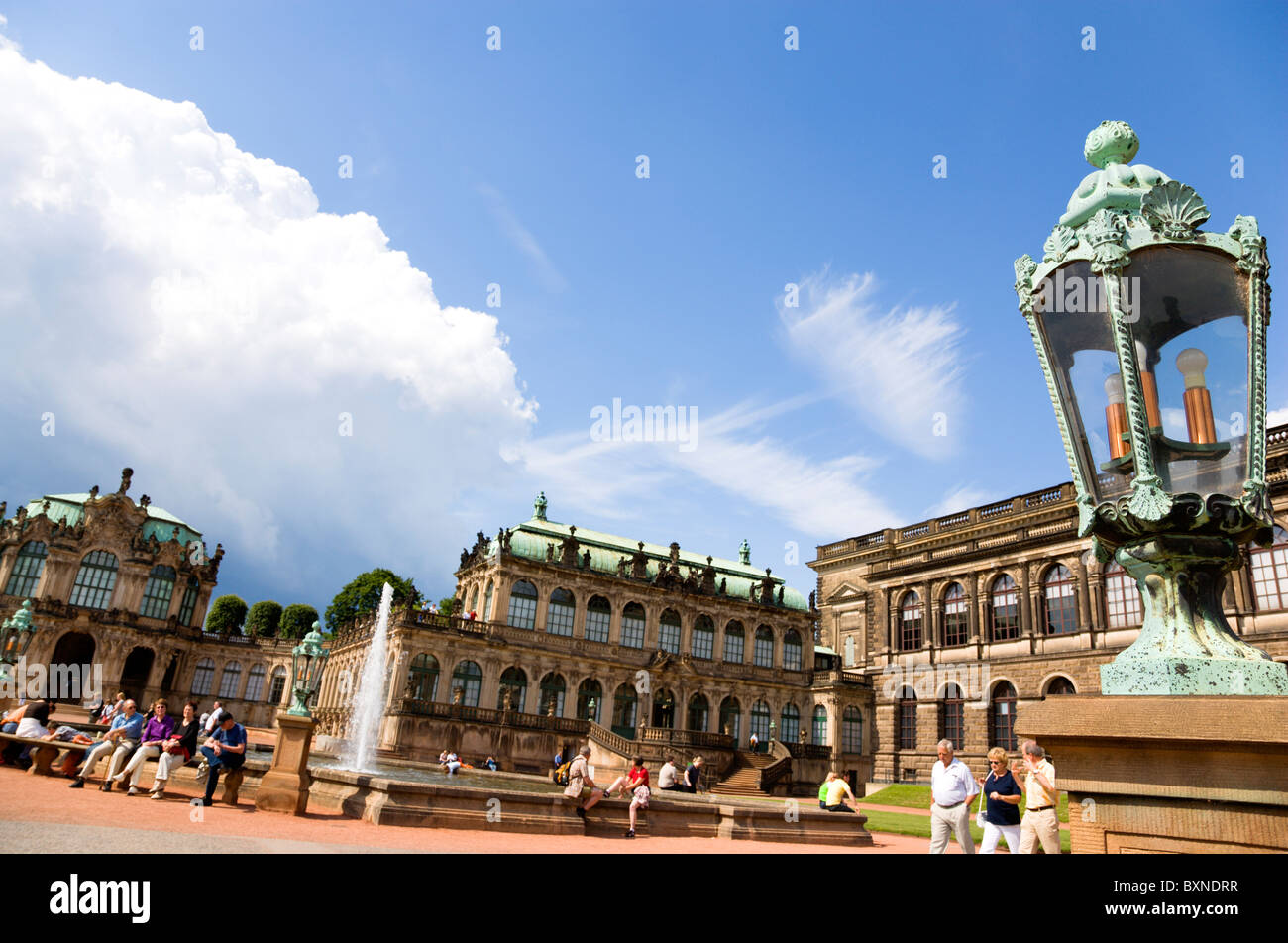 Gardens fountains dresden germany hi-res stock photography and images ...