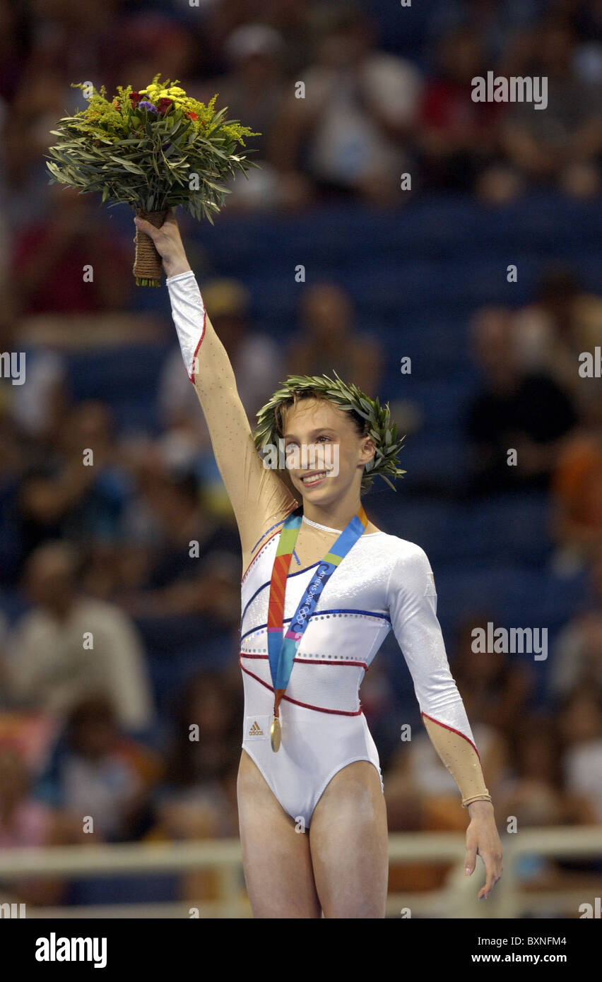 The Olympic Games Athens. 2004 Artistic Gymnastics Stock Photo - Alamy