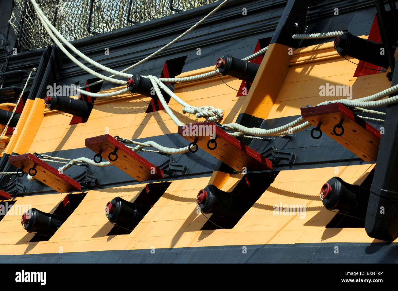 HMS Victory historic ship, Portsmouth Historic Dockyard, Hampshire ...