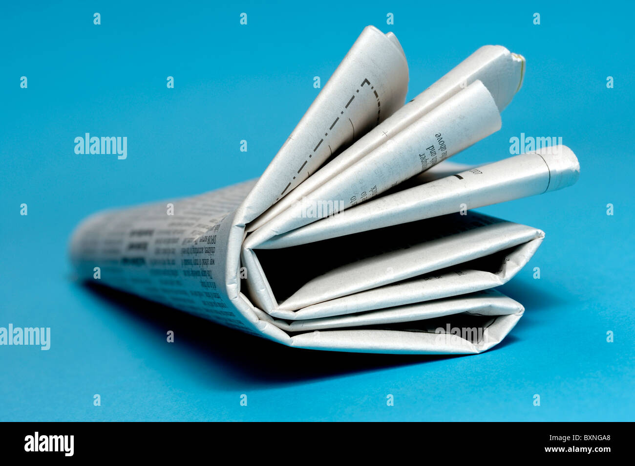 Folded newspaper hi-res stock photography and images - Alamy