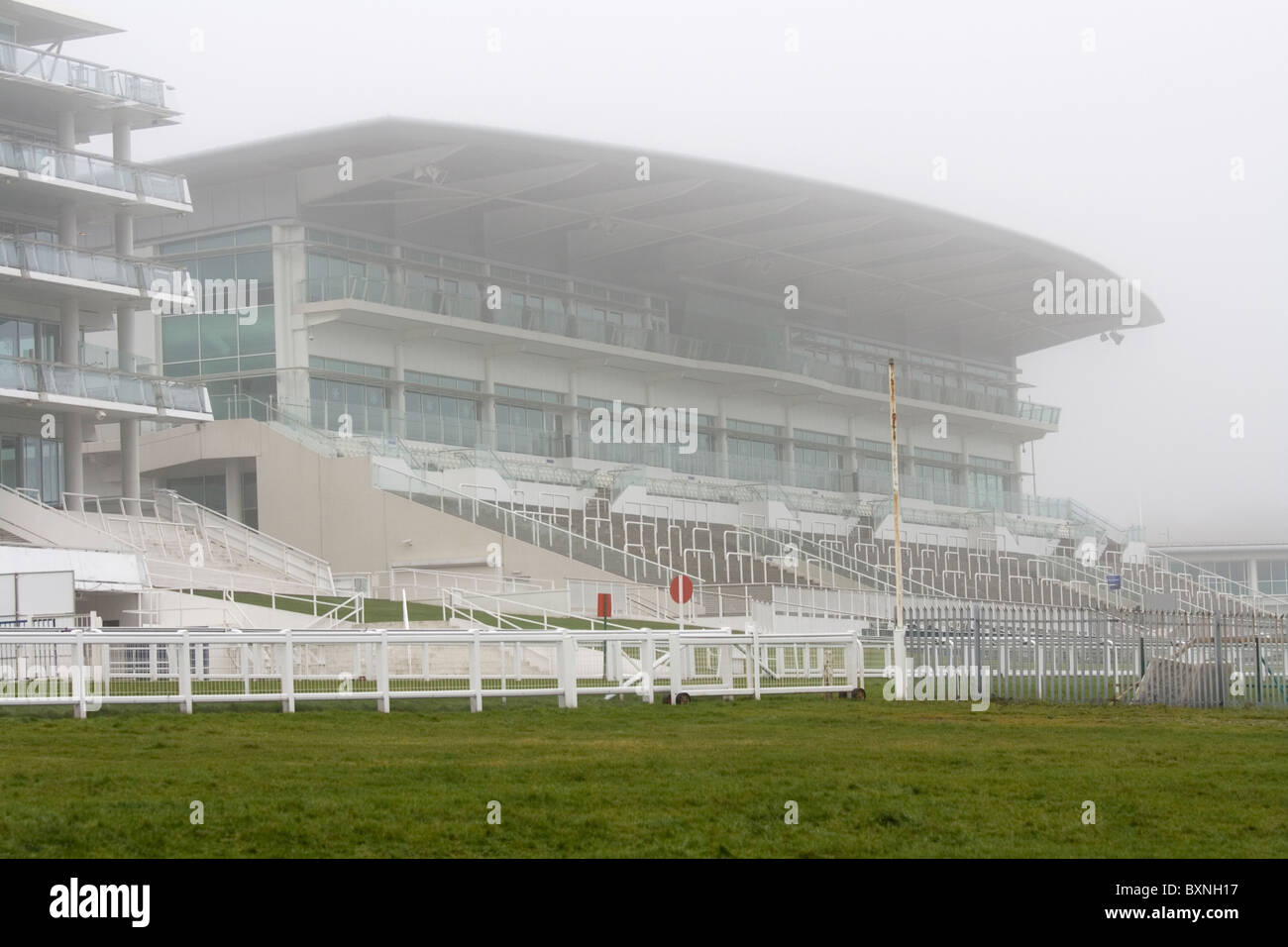 The main stand at Epsom Racecourse, home of The Derby Stock Photo - Alamy