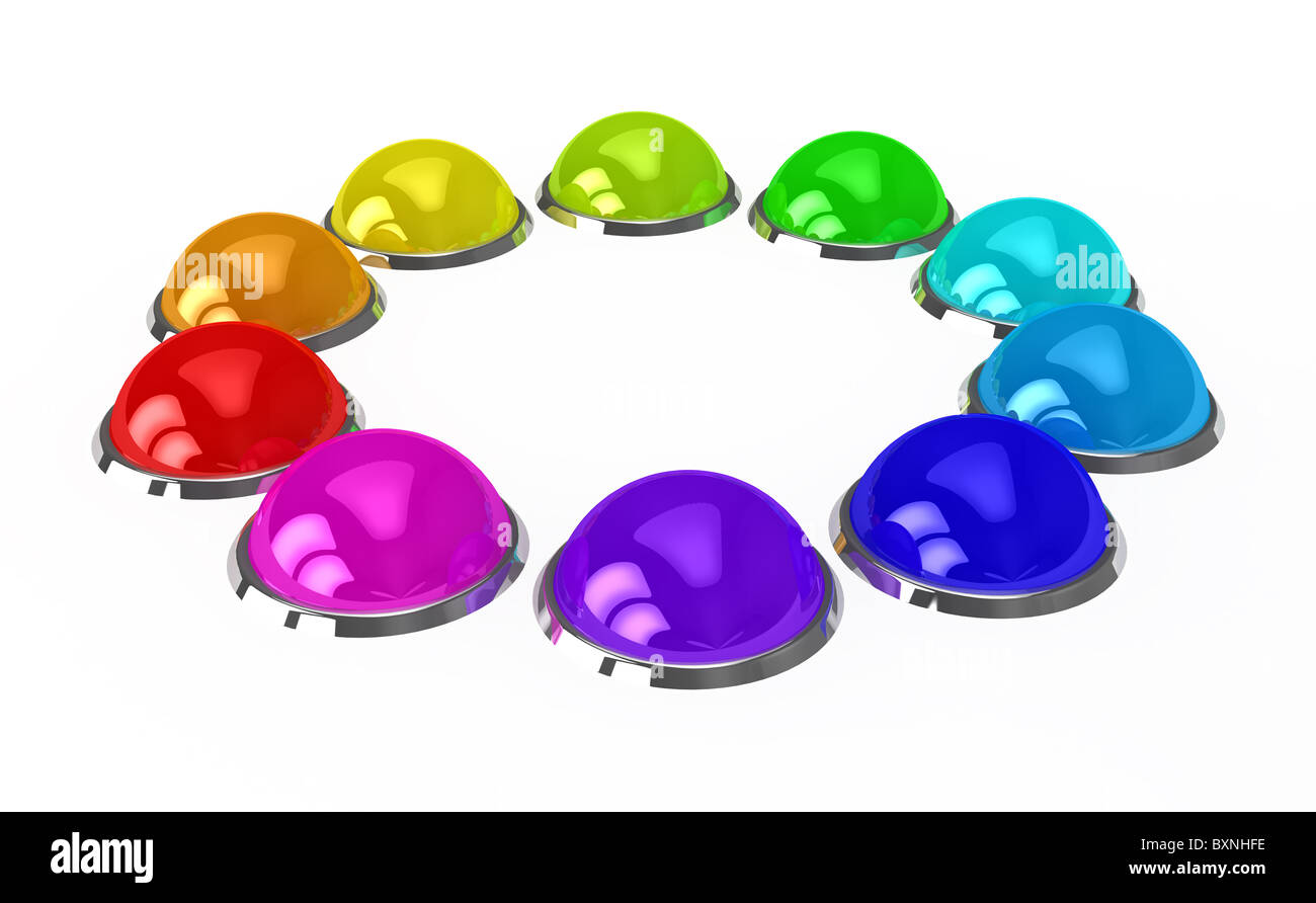 Color buttons over white background Stock Photo - Alamy Color buttons over white background Stock Photo - Alamy
