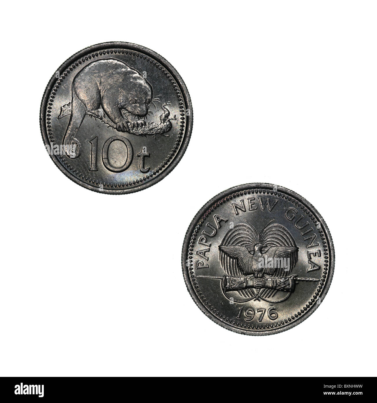 Papua new guinea coin hi-res stock photography and images - Alamy