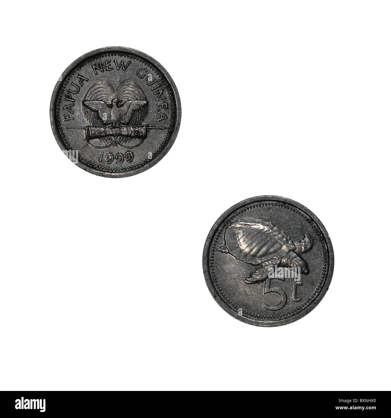 Papua New Guinea - 5 Toea Stock Photo - Alamy
