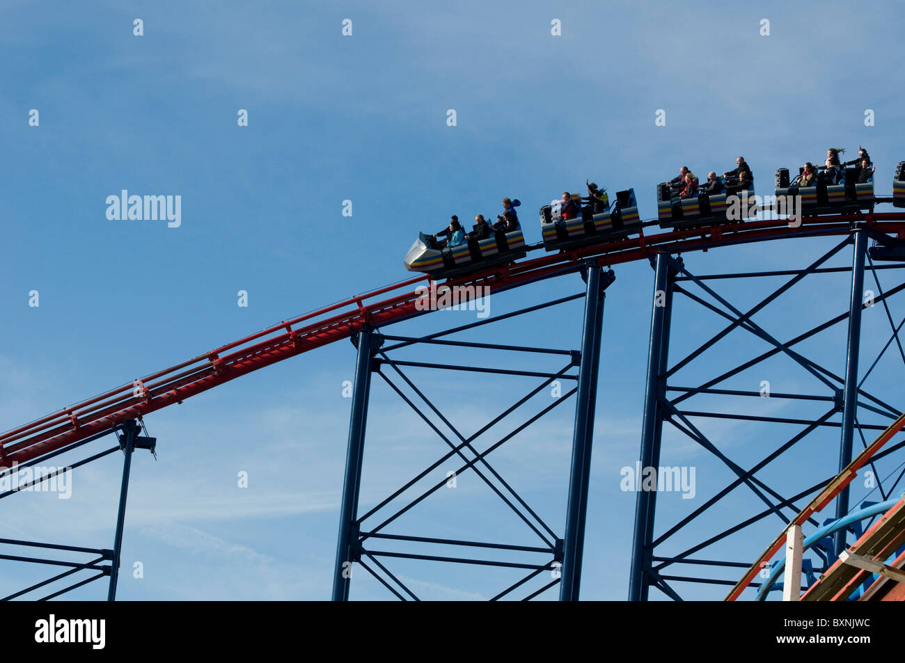 ThePepsi Max Big One roller coaster at Blackpool Pleasure Beach ...