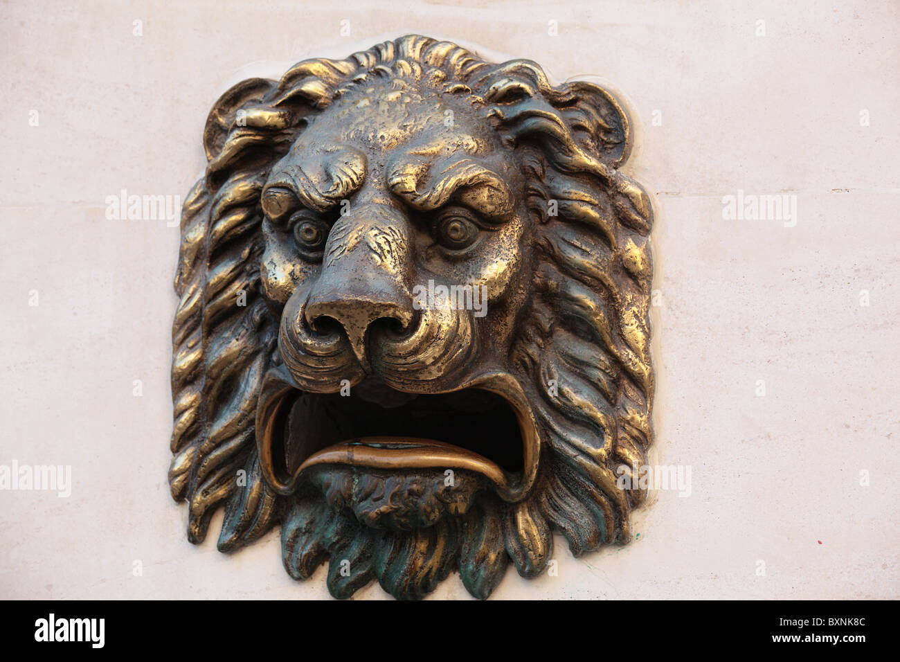 Lion head letter boxes hi-res stock photography and images - Alamy