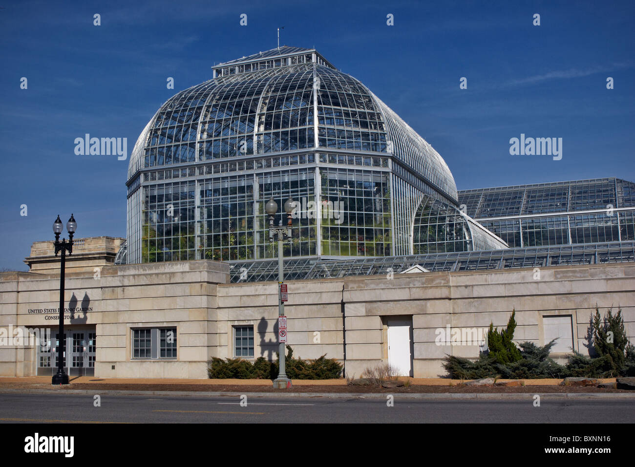 The exterior of the U.S. Botanic Garden Conservatory; Washington, DC ...