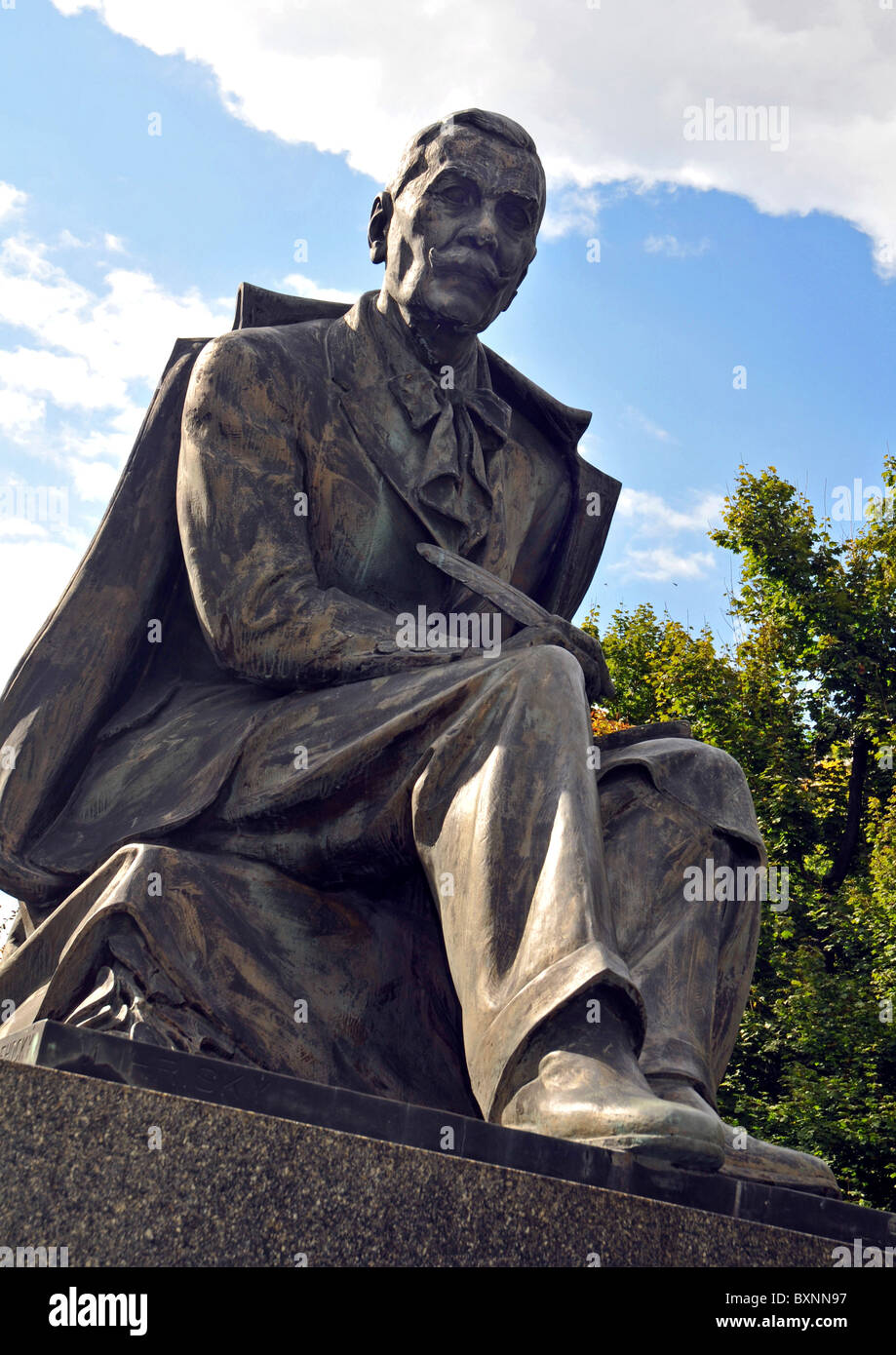 Bratislava statue hi-res stock photography and images - Alamy