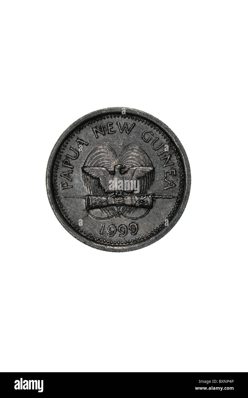 Papua New Guinea - 5 Toea coin Stock Photo - Alamy