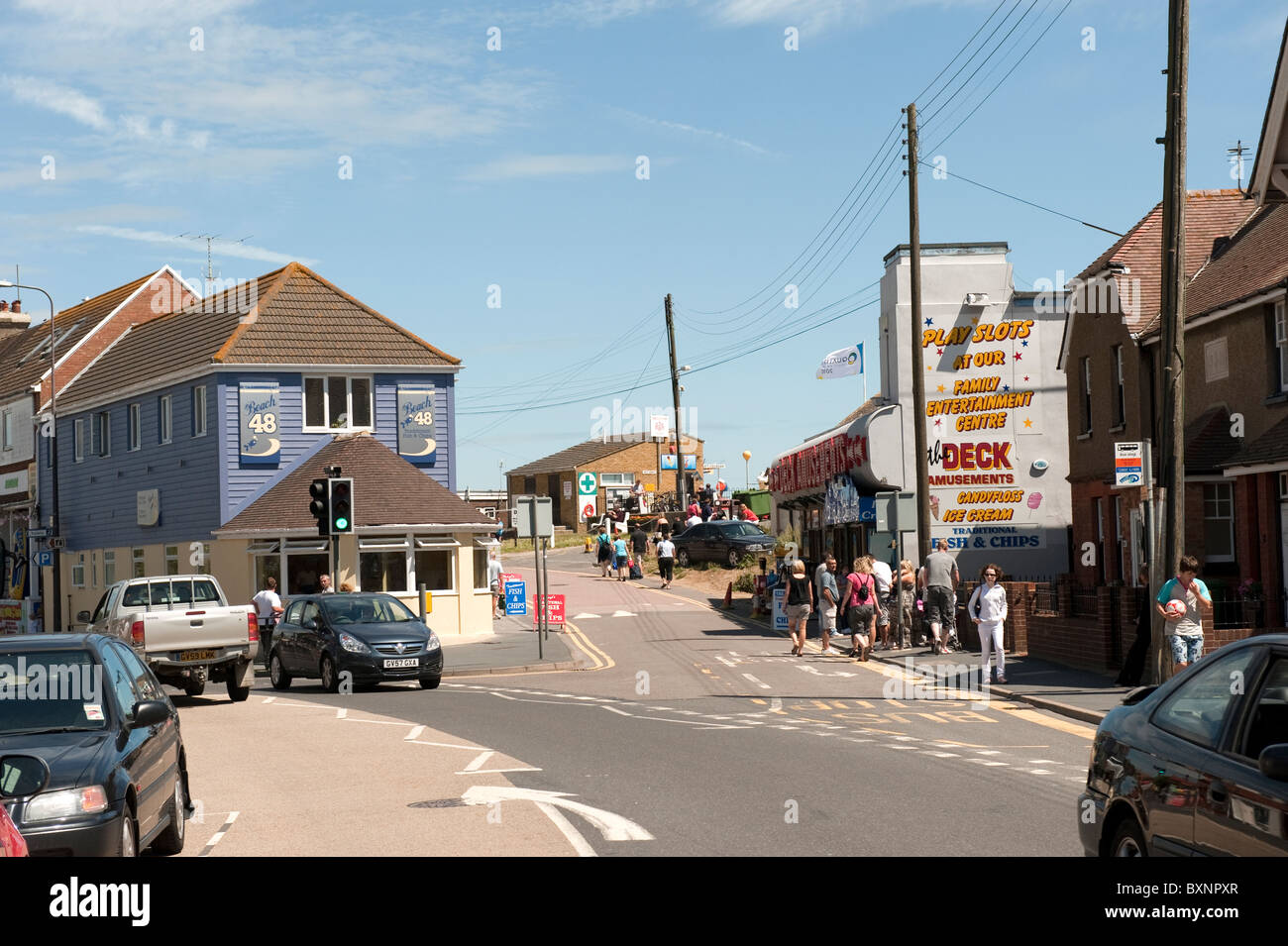 British Seaside Town Dymchurch UK Stock Photo - Alamy