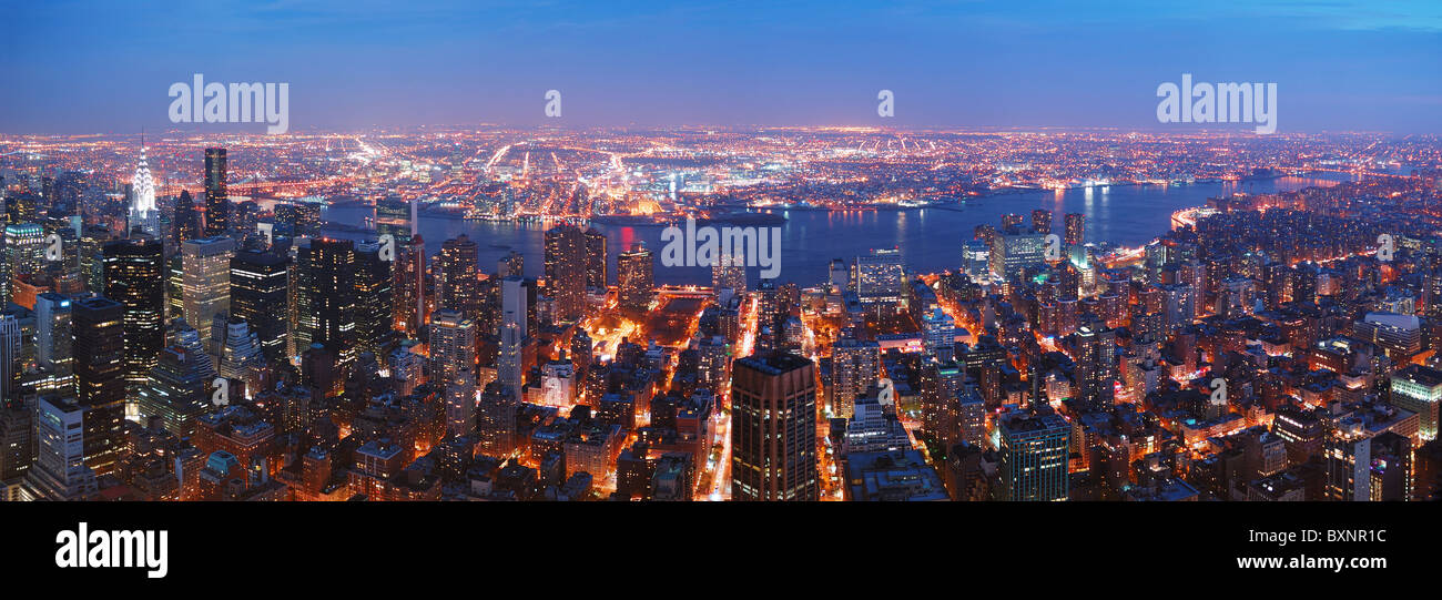 Aerial view brooklyn sunrise hi-res stock photography and images - Alamy