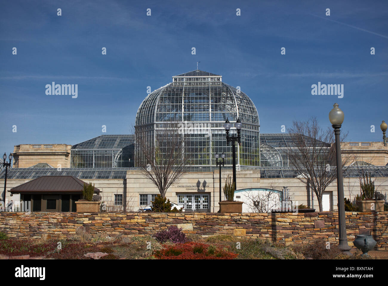 The exterior of the U.S. Botanic Garden Conservatory; Washington, DC ...