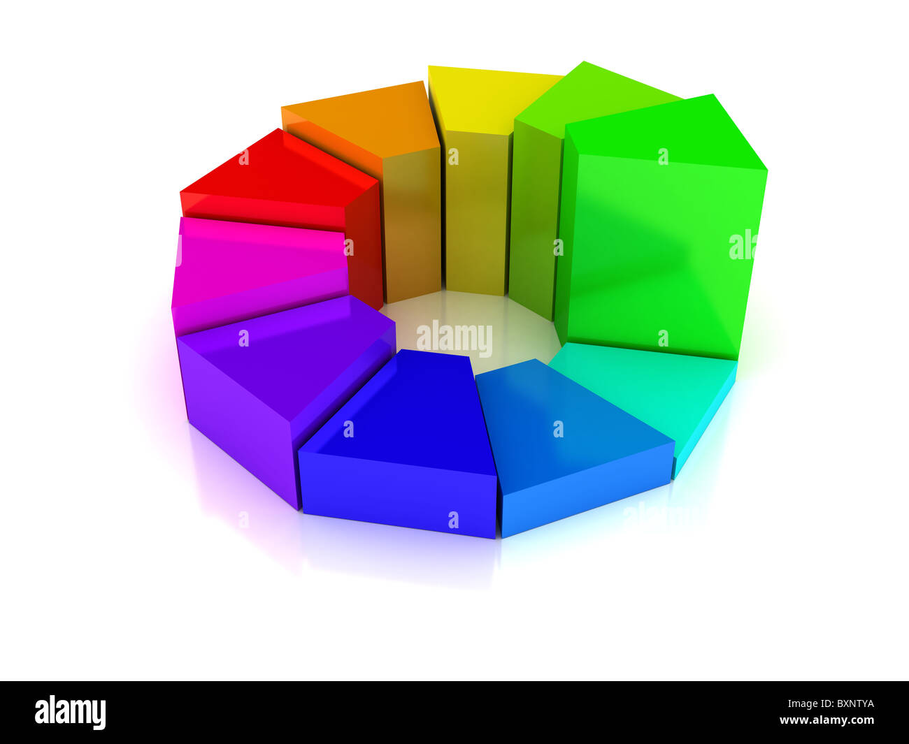 Color palette over white background Stock Photo - Alamy