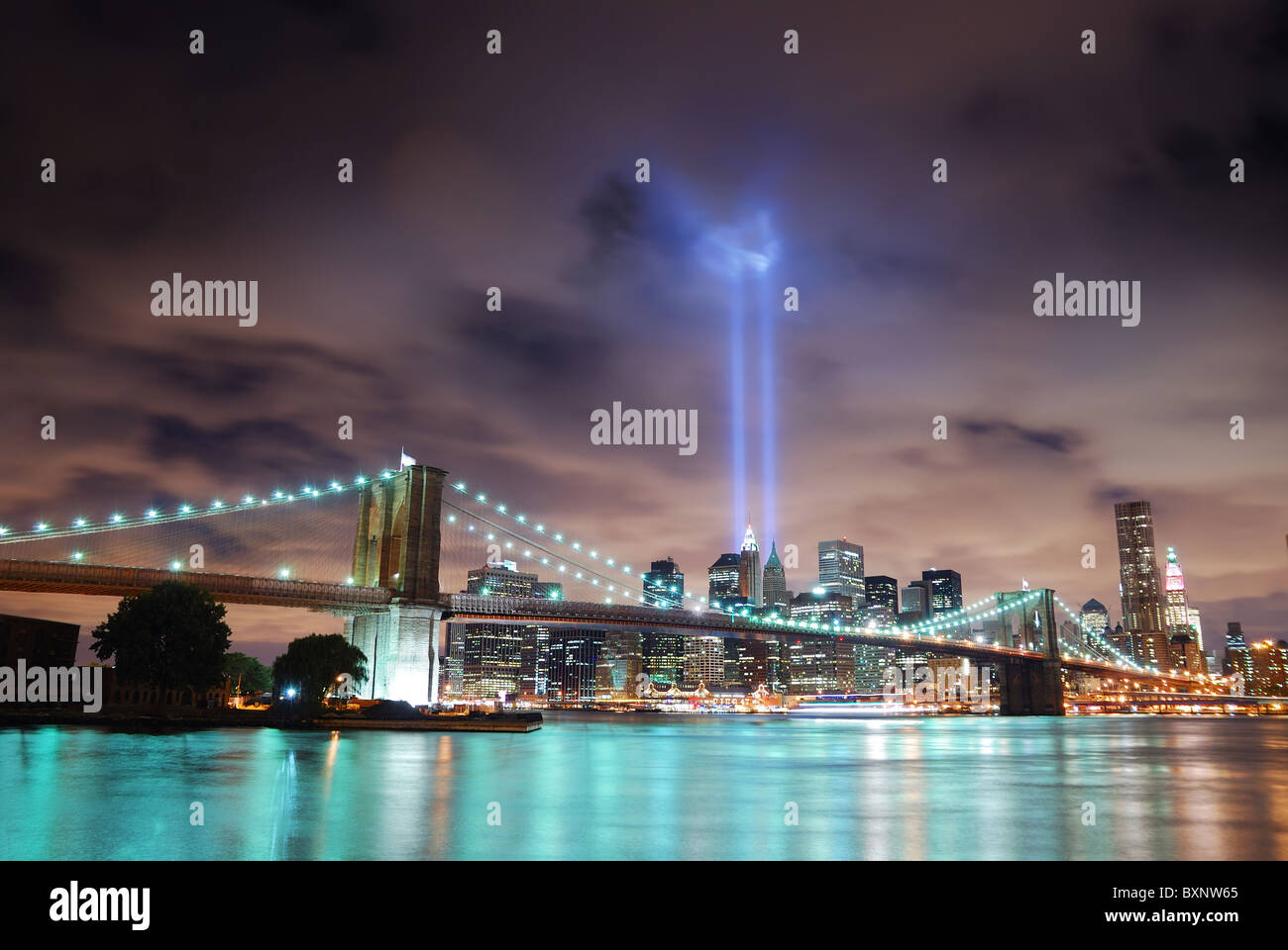 Panorama brooklyn bridge hi-res stock photography and images - Alamy