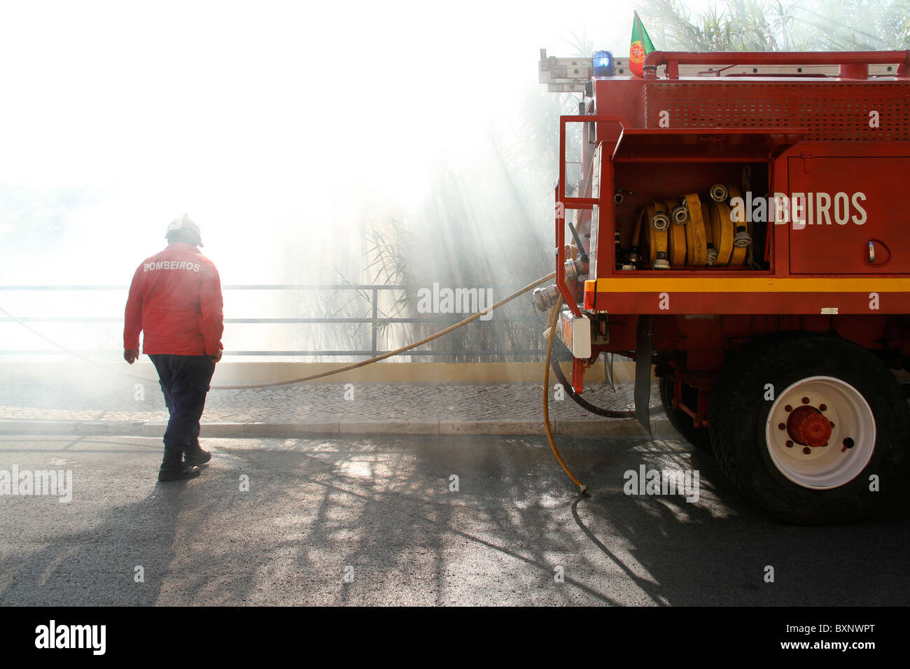 Portuguese fire engine hi-res stock photography and images - Alamy