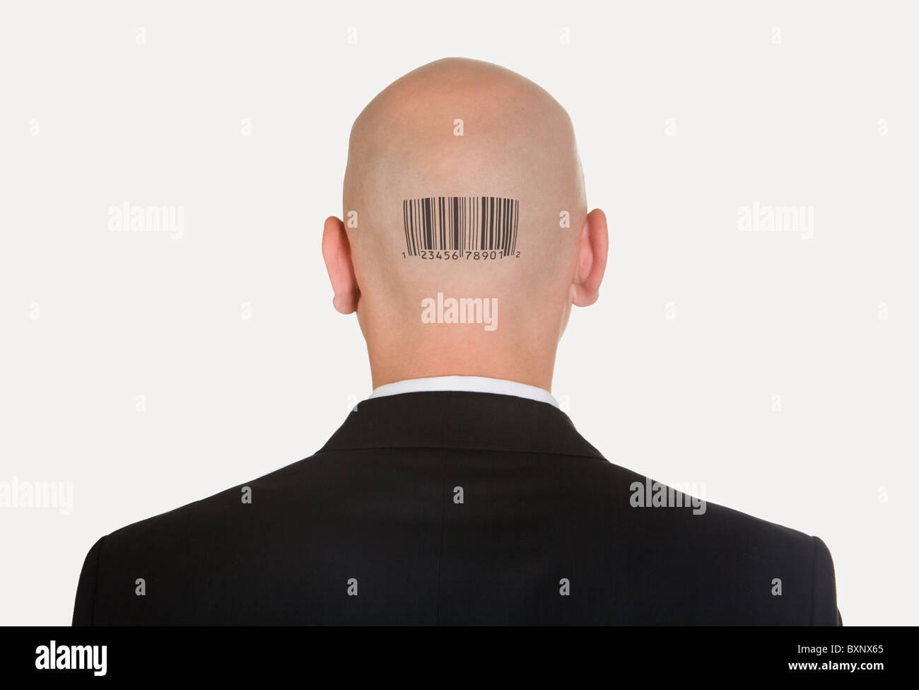 Balding head back view hi-res stock photography and images - Alamy