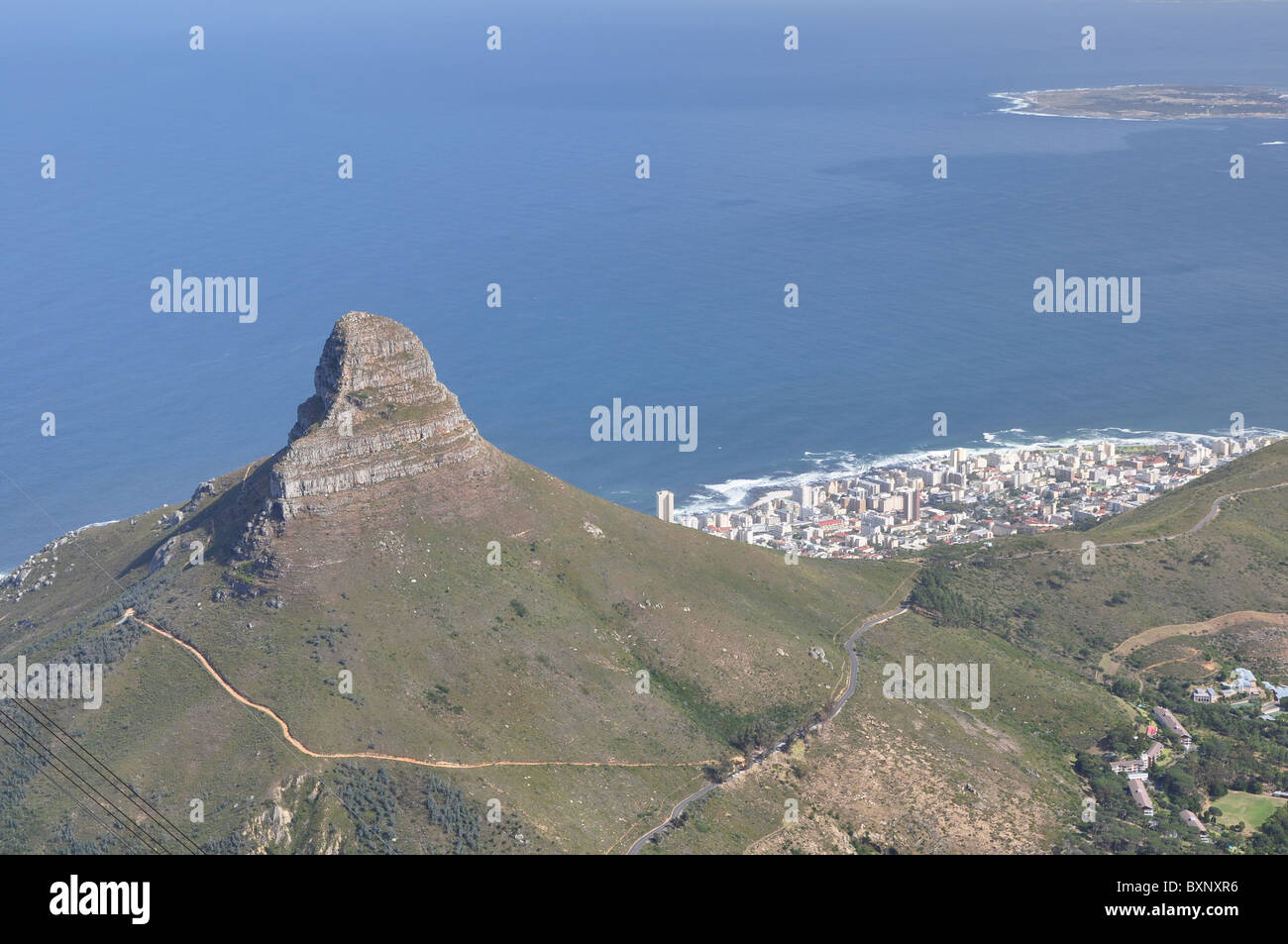View from Table Mountain, Cape Town, South Africa Stock Photo - Alamy