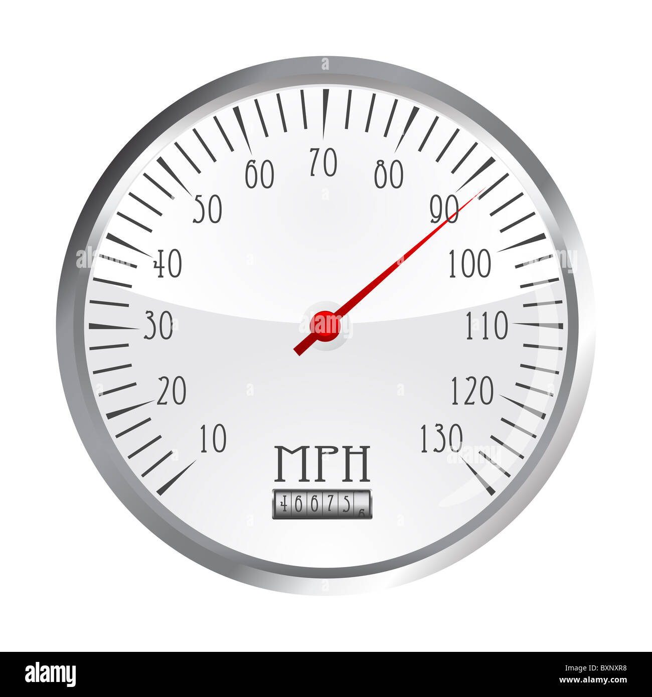 Vintage car speedometer Cut Out Stock Images & Pictures - Alamy