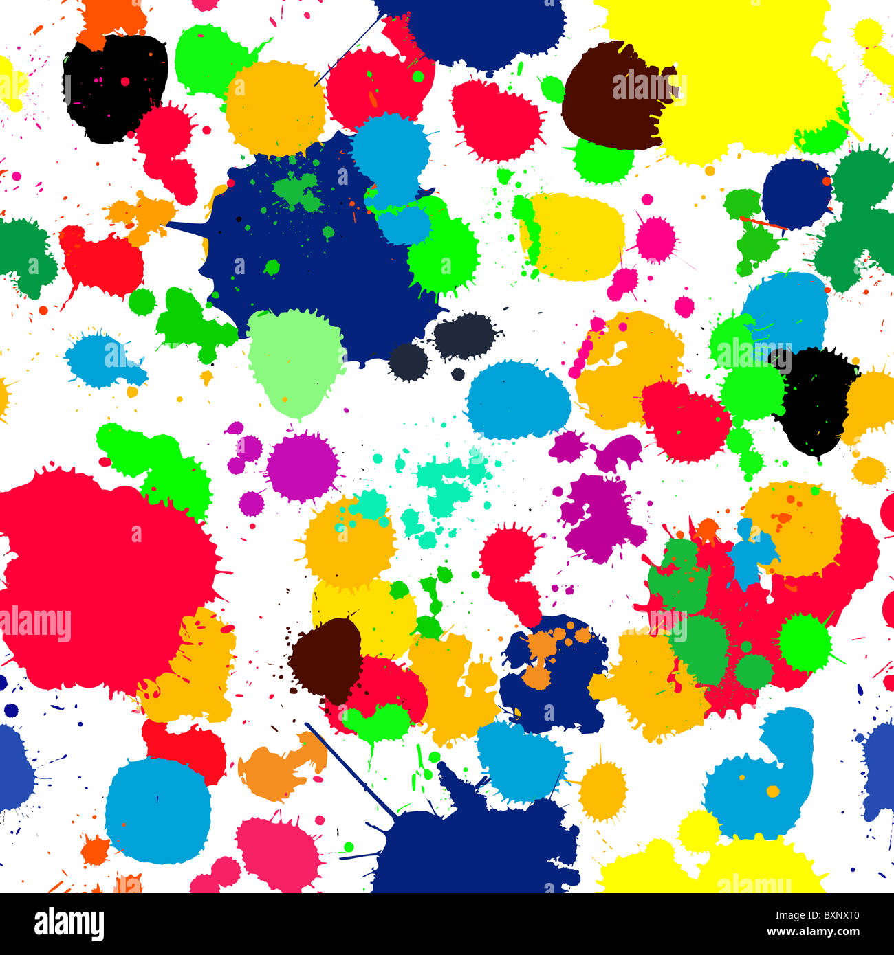 ink splash pattern in colors Stock Photo - Alamy