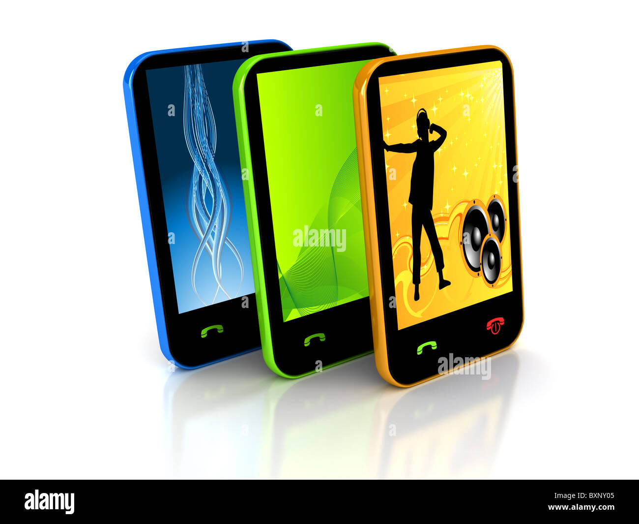 Black telephone shape Cut Out Stock Images & Pictures - Alamy