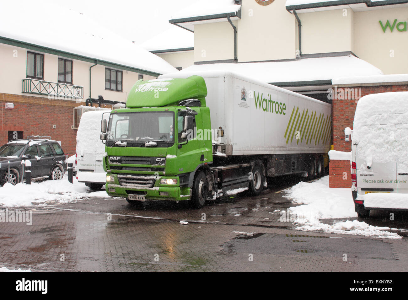 Waitrose lorry hi-res stock photography and images - Alamy