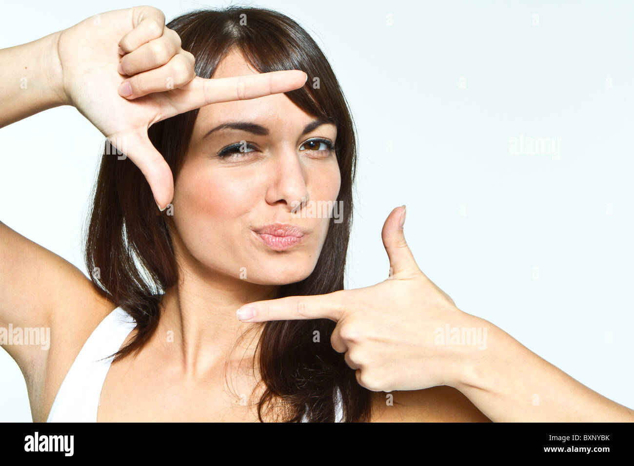 Hand frame hi-res stock photography and images - Alamy