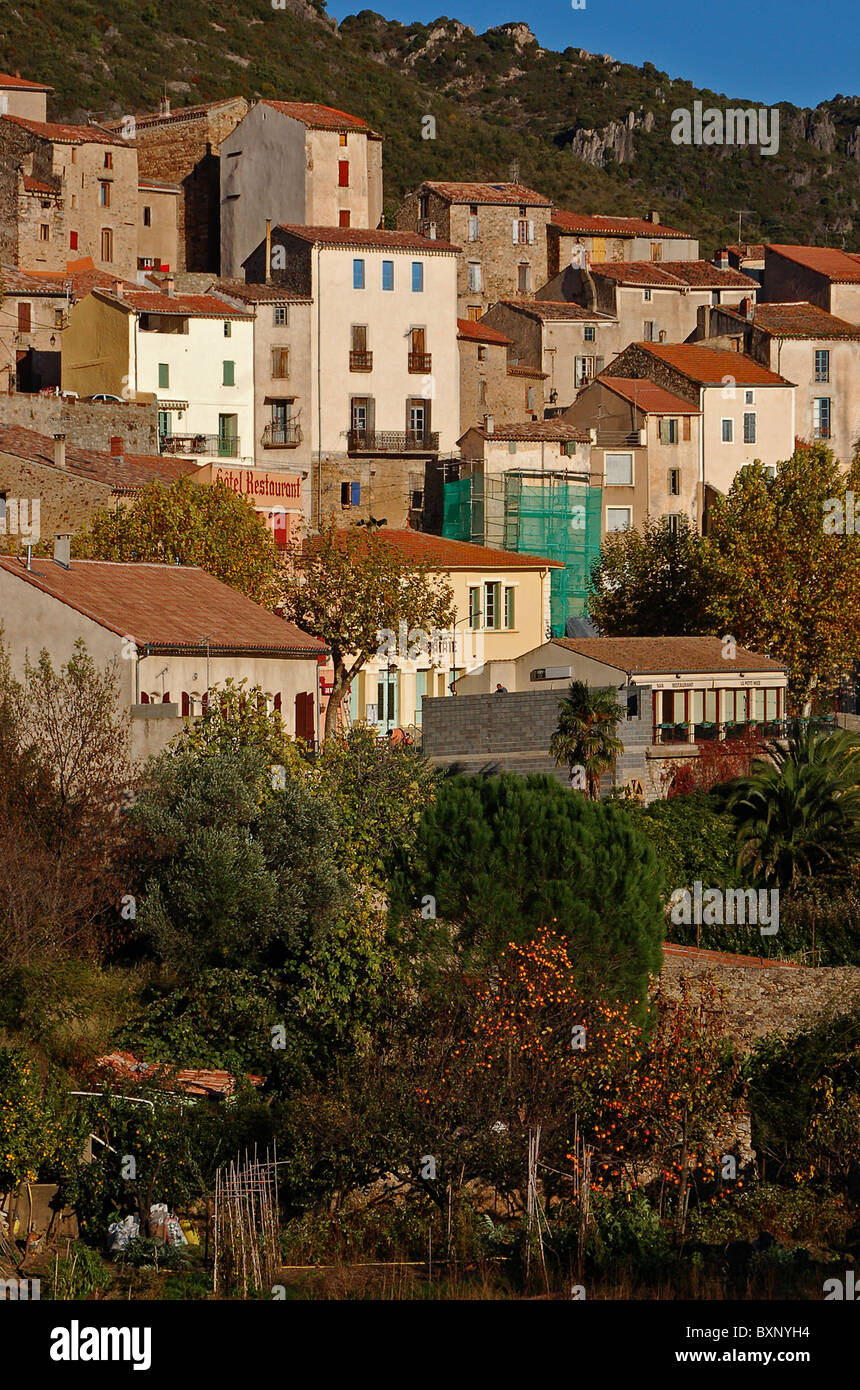 Roquebrun village hi-res stock photography and images - Alamy