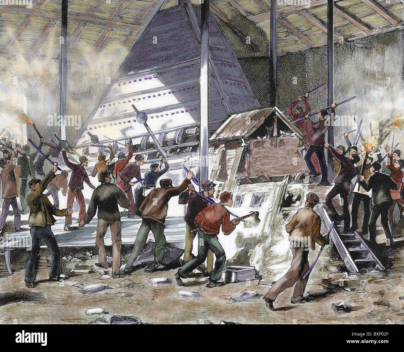 Labor strike 19th century hi-res stock photography and images - Alamy