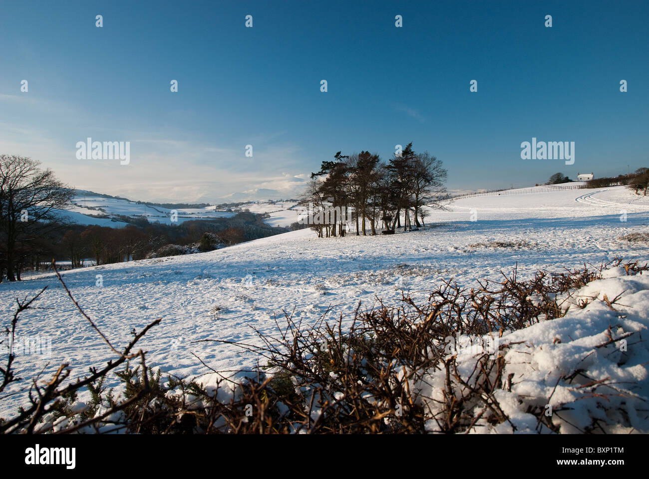 Winter Scene North Wales UK Stock Photo - Alamy