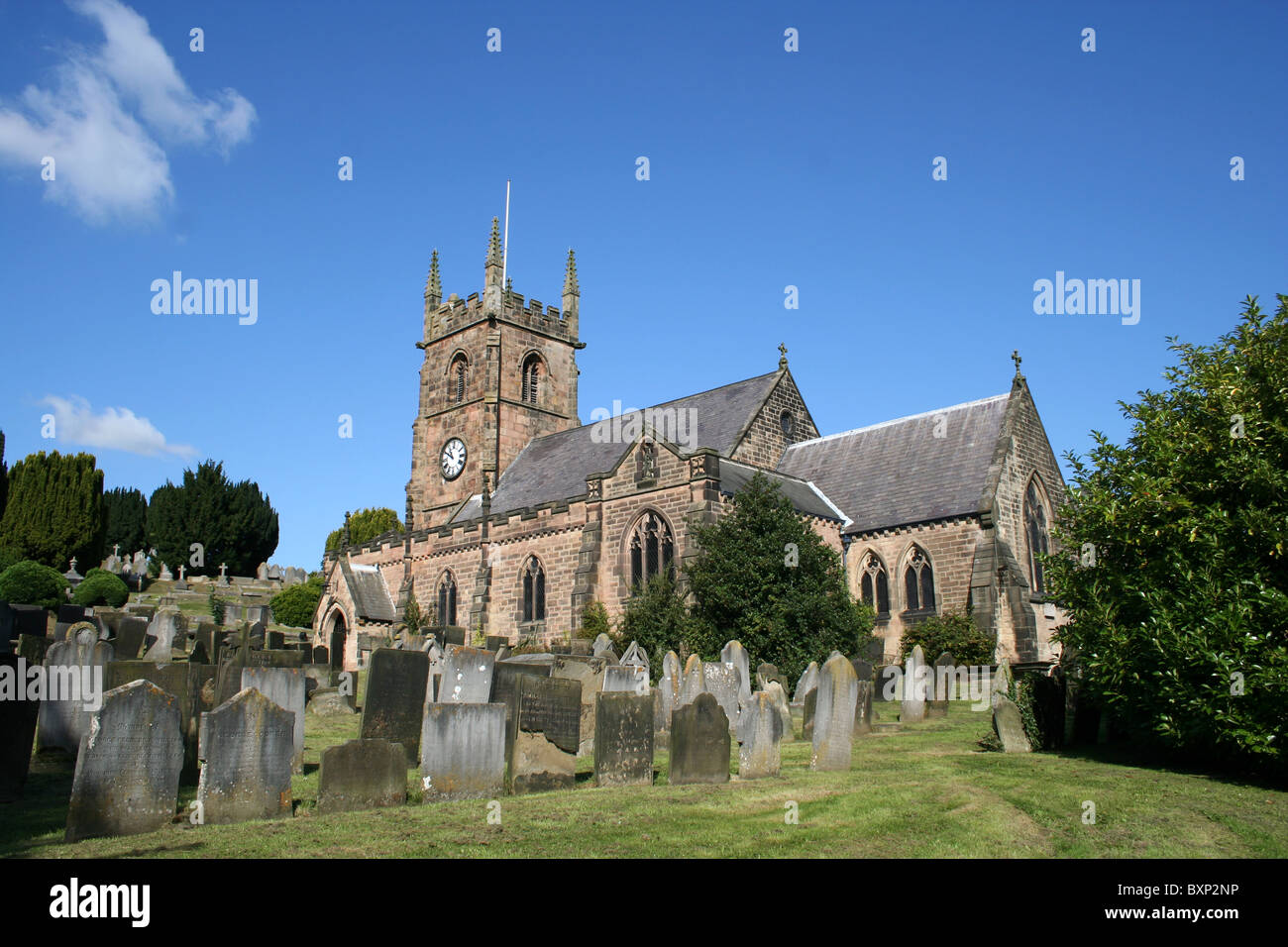 Saint Giles Parish Church, Matlock, Derbyshire Stock Photo - Alamy