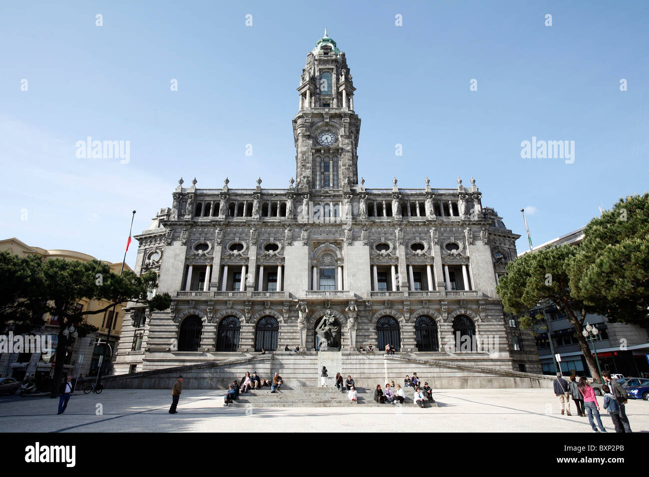 Porto city hall Stock Photo - Alamy