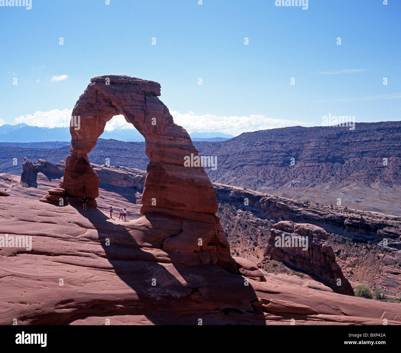 Delicate arch, Arches National Park, Grand County, Utah, USA Stock ...