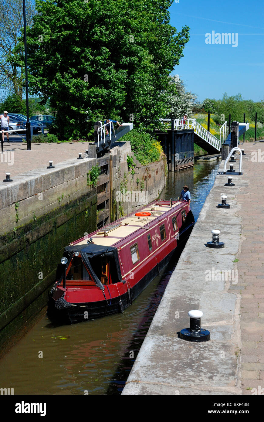 Cranfleet Lock, Long Eaton, Nottingham, Nottinghamshire Stock Photo - Alamy