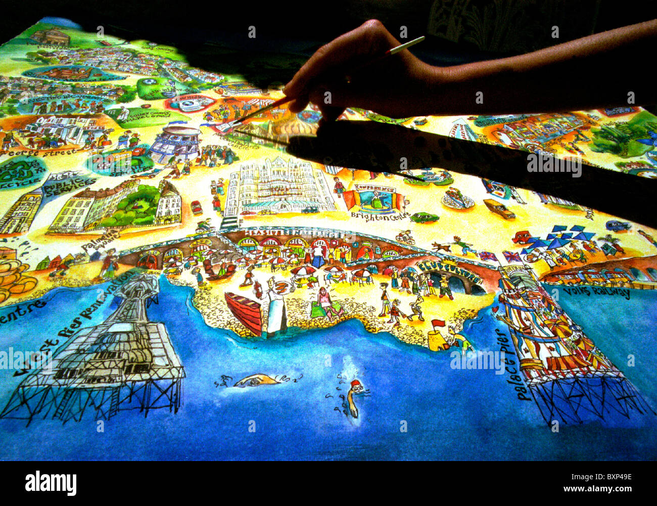 Colouring in a map hi-res stock photography and images - Alamy