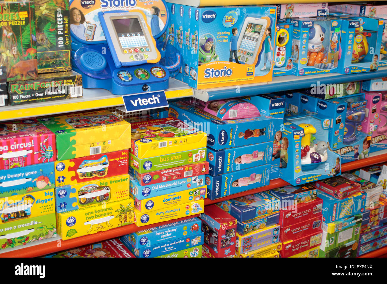 Independent Toy Shop display of merchandise Stock Photo - Alamy