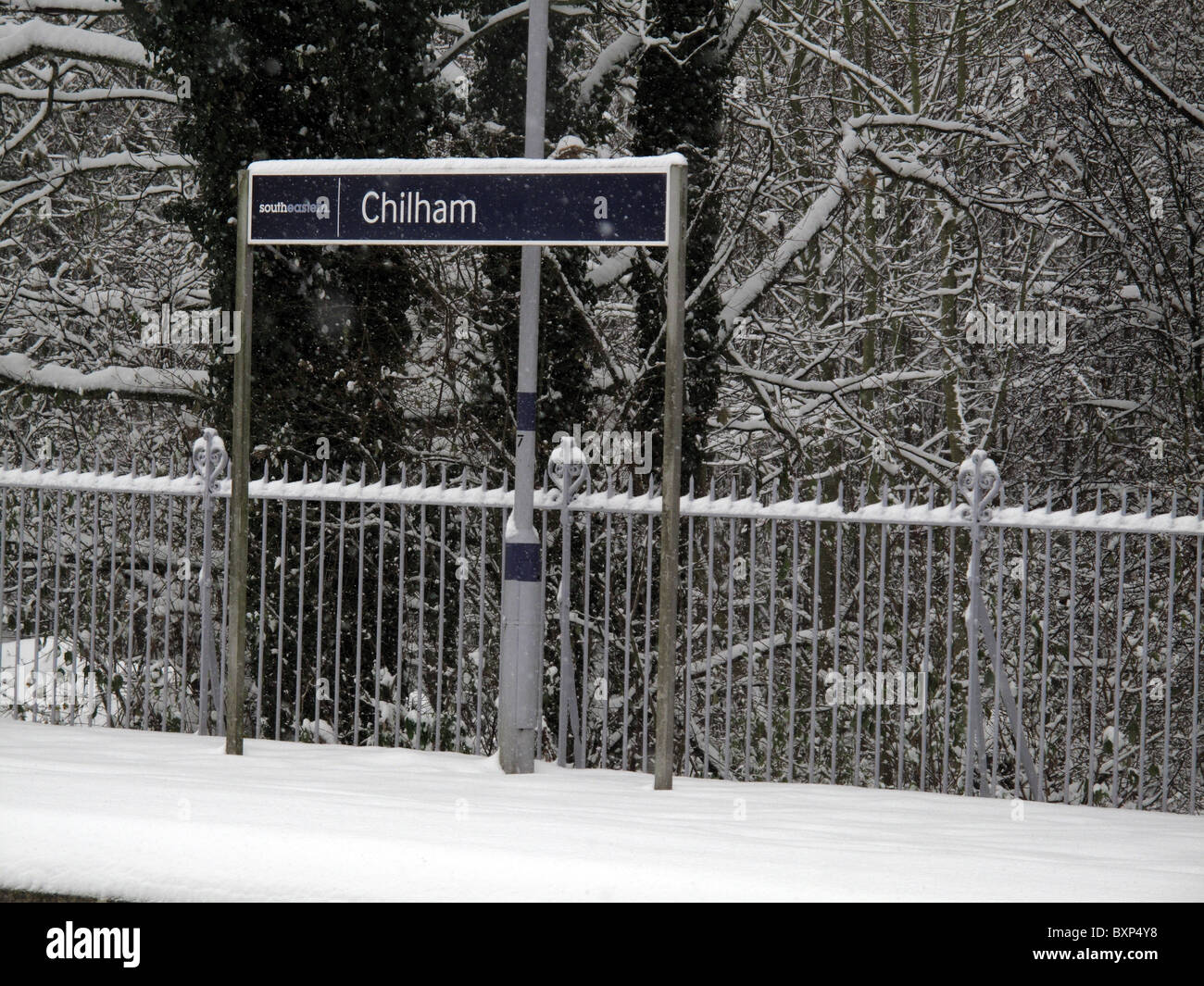 Chilham train station Stock Photo - Alamy