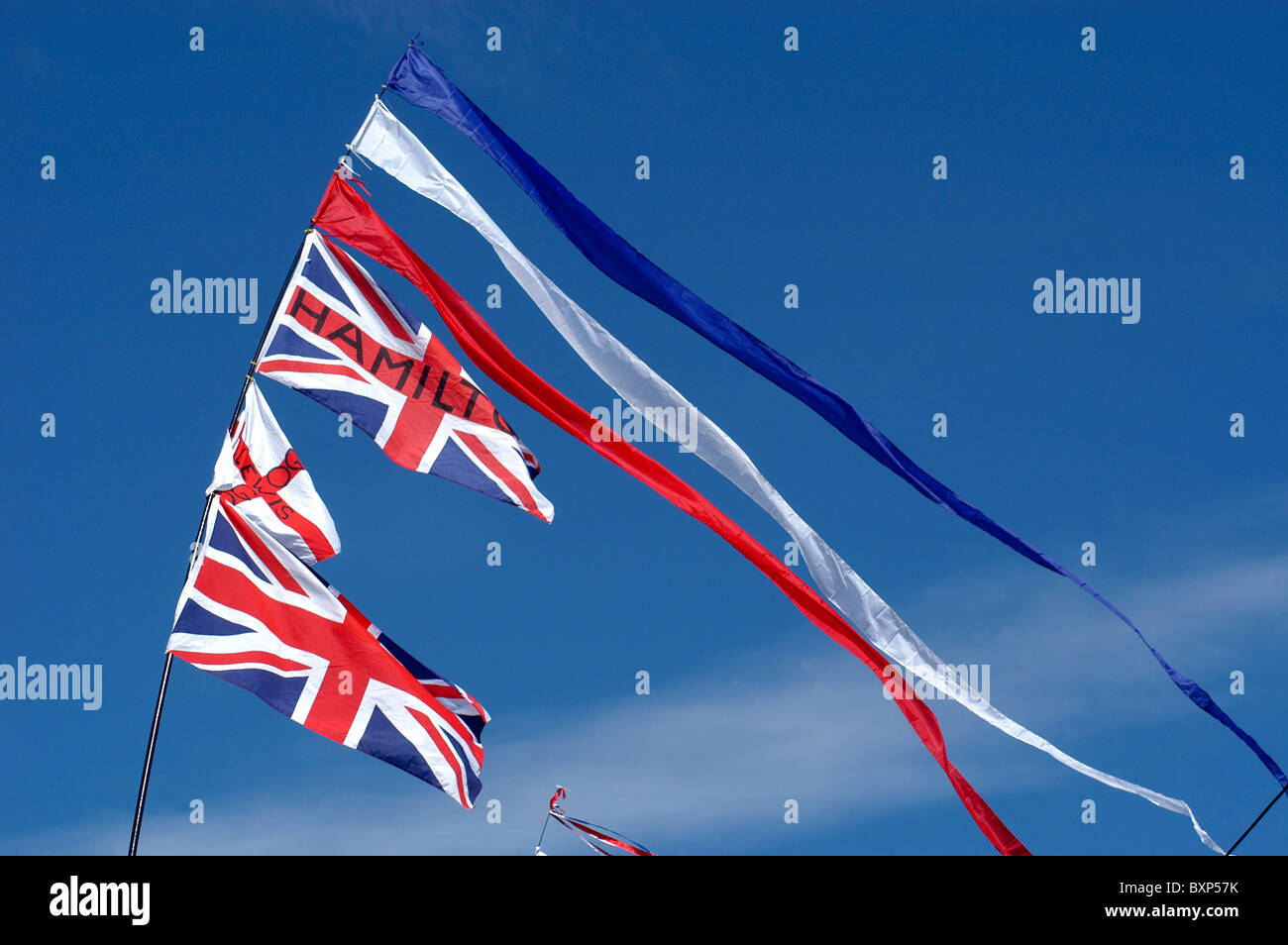 Lewis Hamilton Flag High Resolution Stock Photography and Images - Alamy