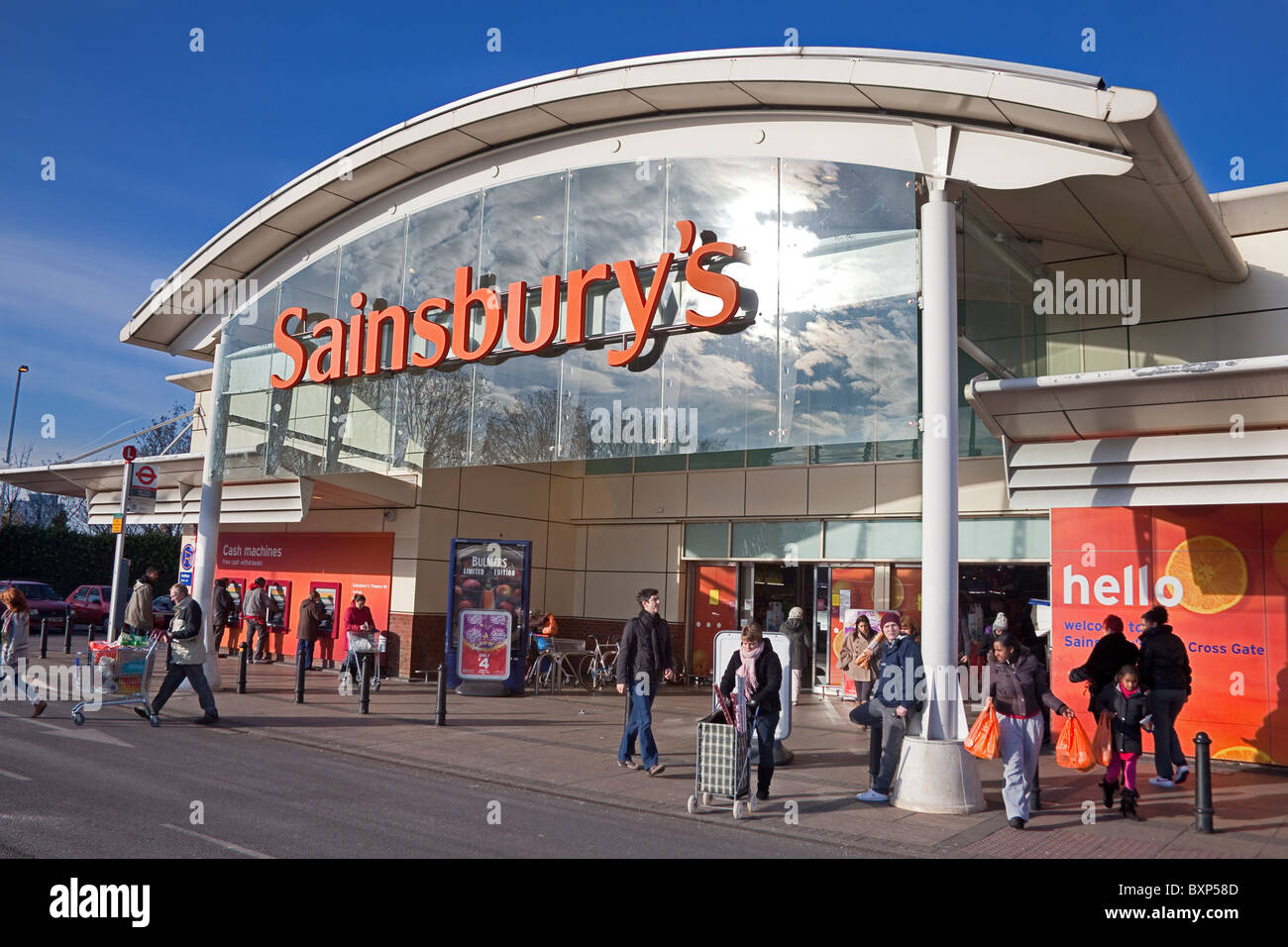Sainsburys winter hi-res stock photography and images - Alamy