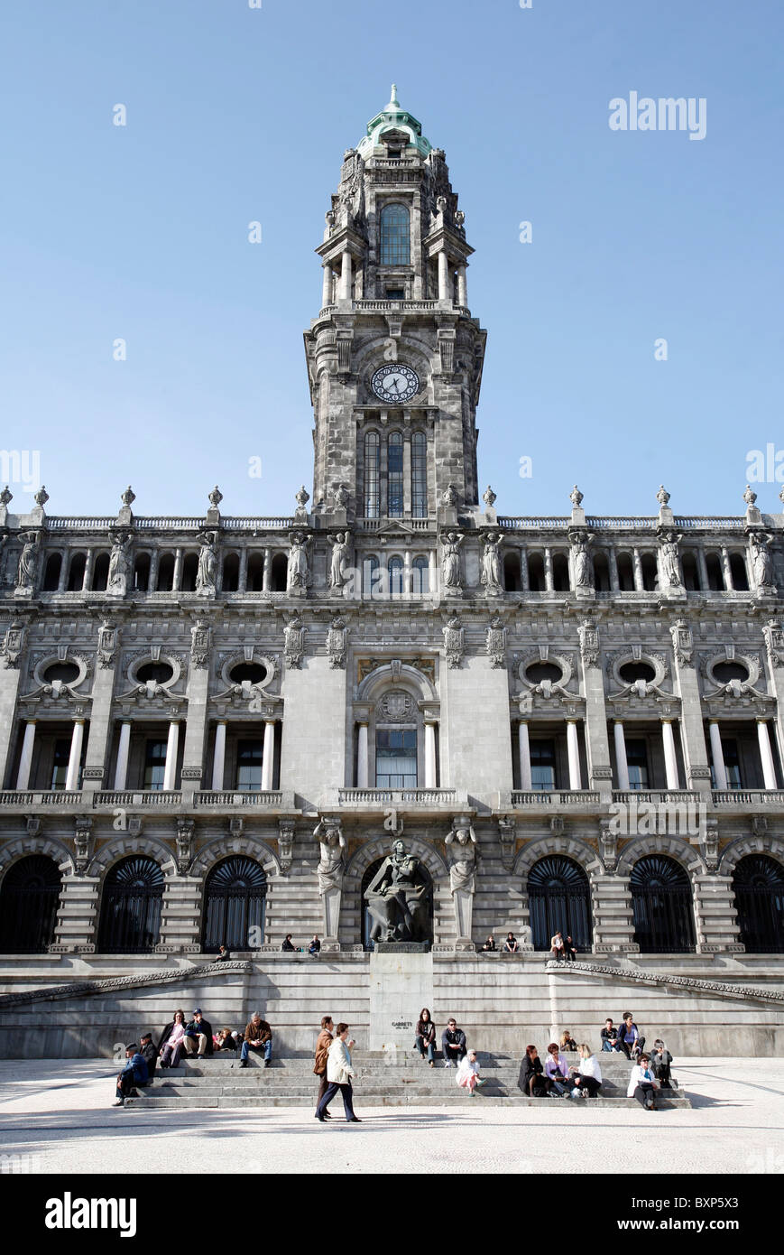 Porto city hall Stock Photo - Alamy