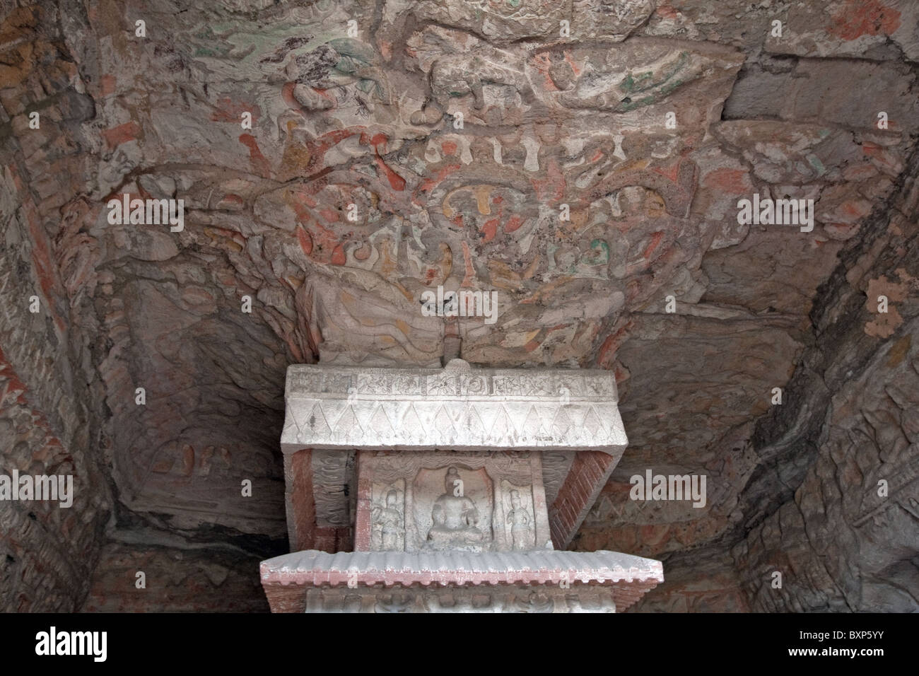 Yungang Grotto, Cloud Ridge Cave, number 1, Buddhist stone carvings ...