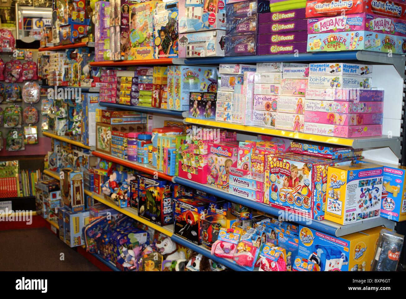 Independent Toy Shop display of merchandise Stock Photo - Alamy