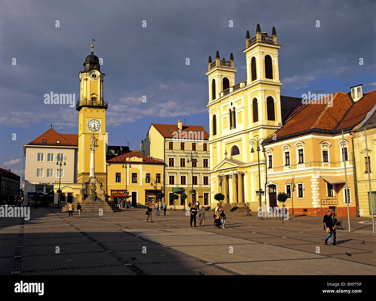 Namestie SNP Square, Banska Bystrica, Slovakia Stock Photo - Alamy