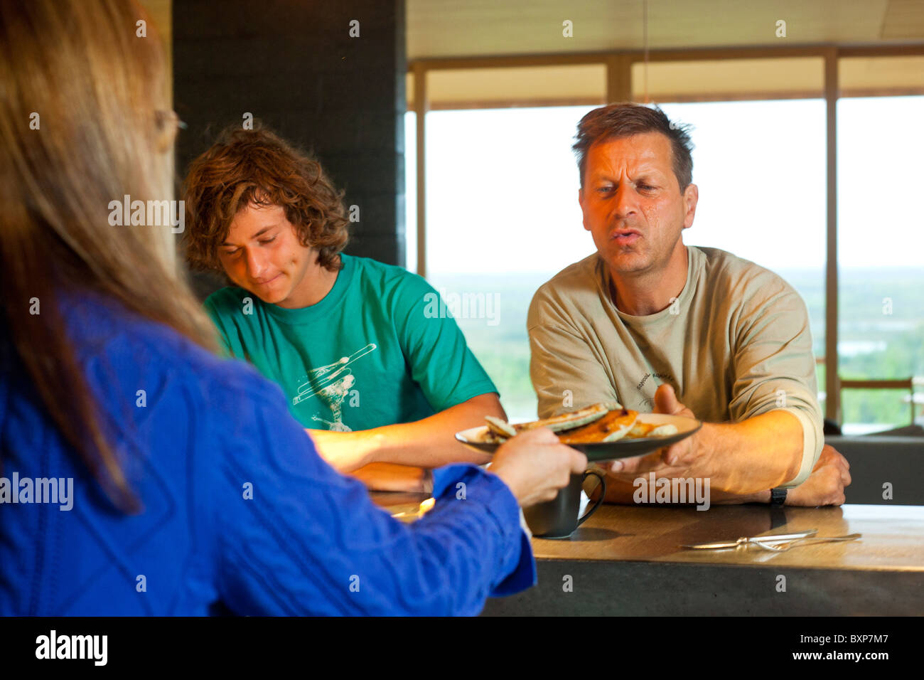 Alaska, Big Lake, Happy Trails Kennel. Martin Buser, his wife Kathryn ...