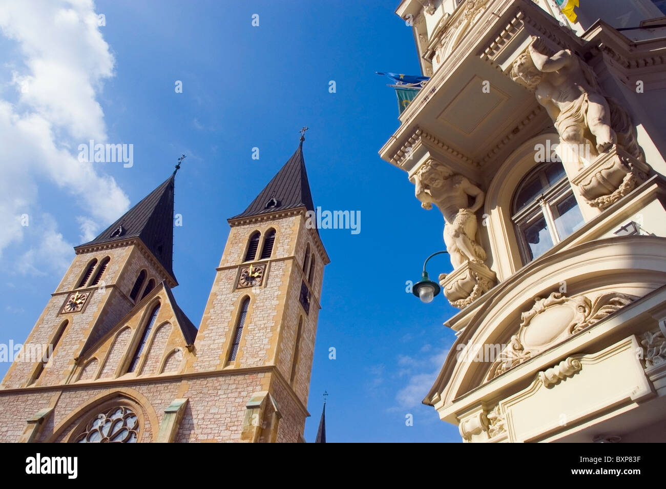 Cathedral And Building Stock Photo - Alamy
