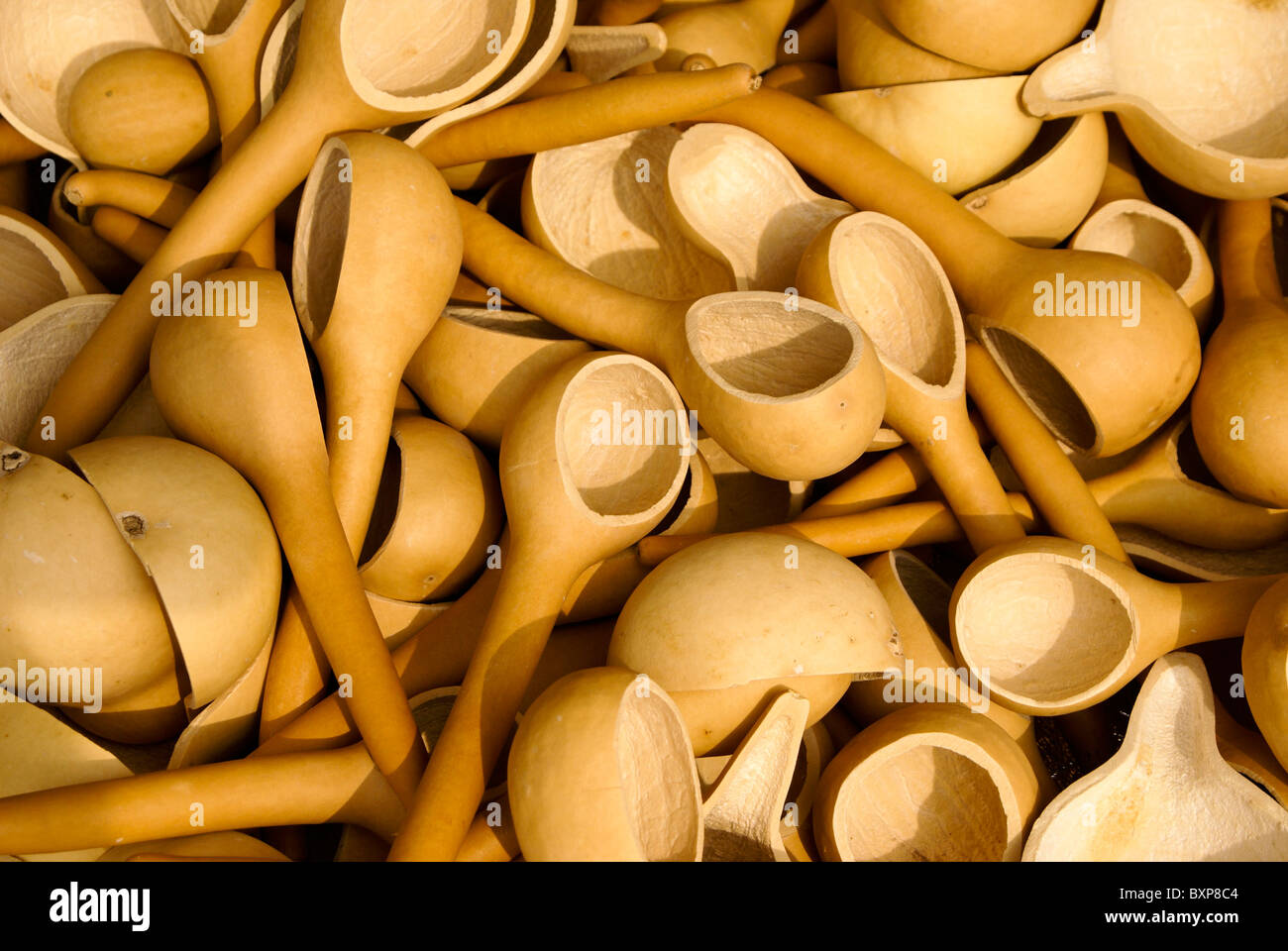 Spoons carved from gourds, South Korea Stock Photo - Alamy