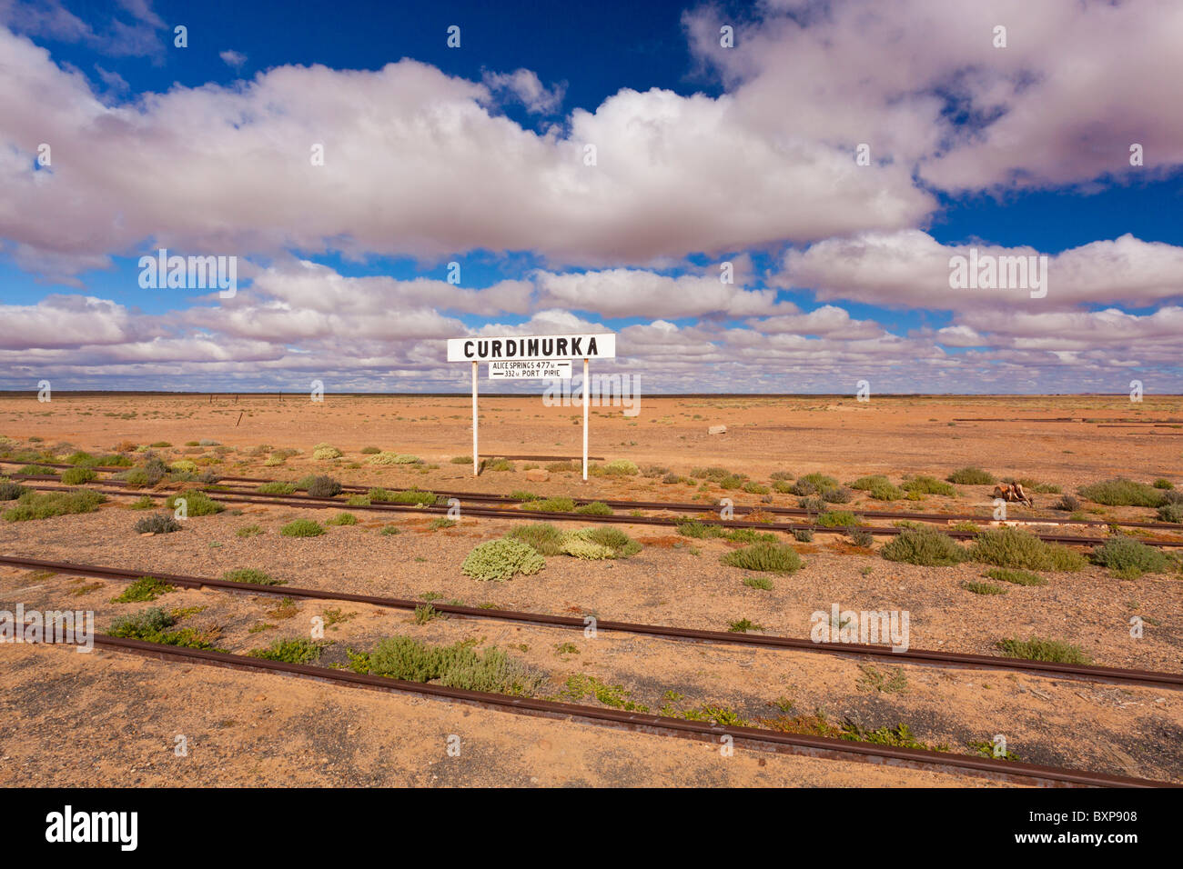 The isolation of the Curdimurka Railway Siding on the Old Ghan Rail ...