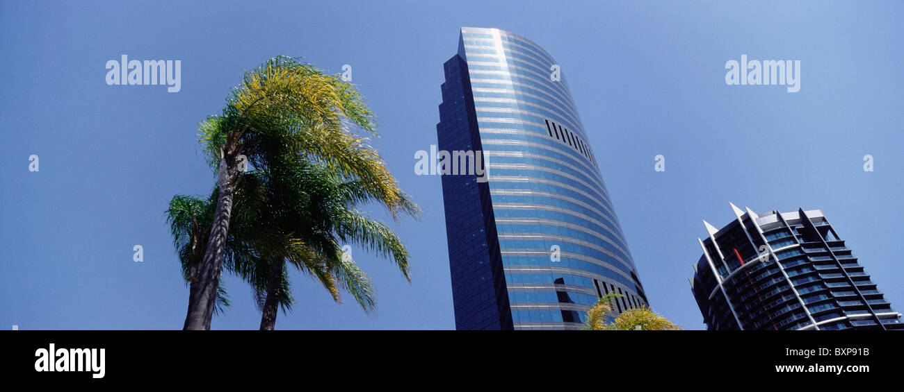 Skyscrapers On Eagle Street Stock Photo - Alamy