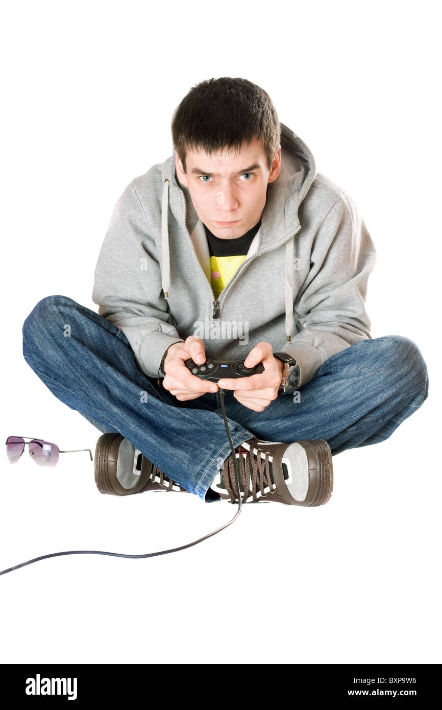 Gamer young guy Cut Out Stock Images & Pictures - Alamy