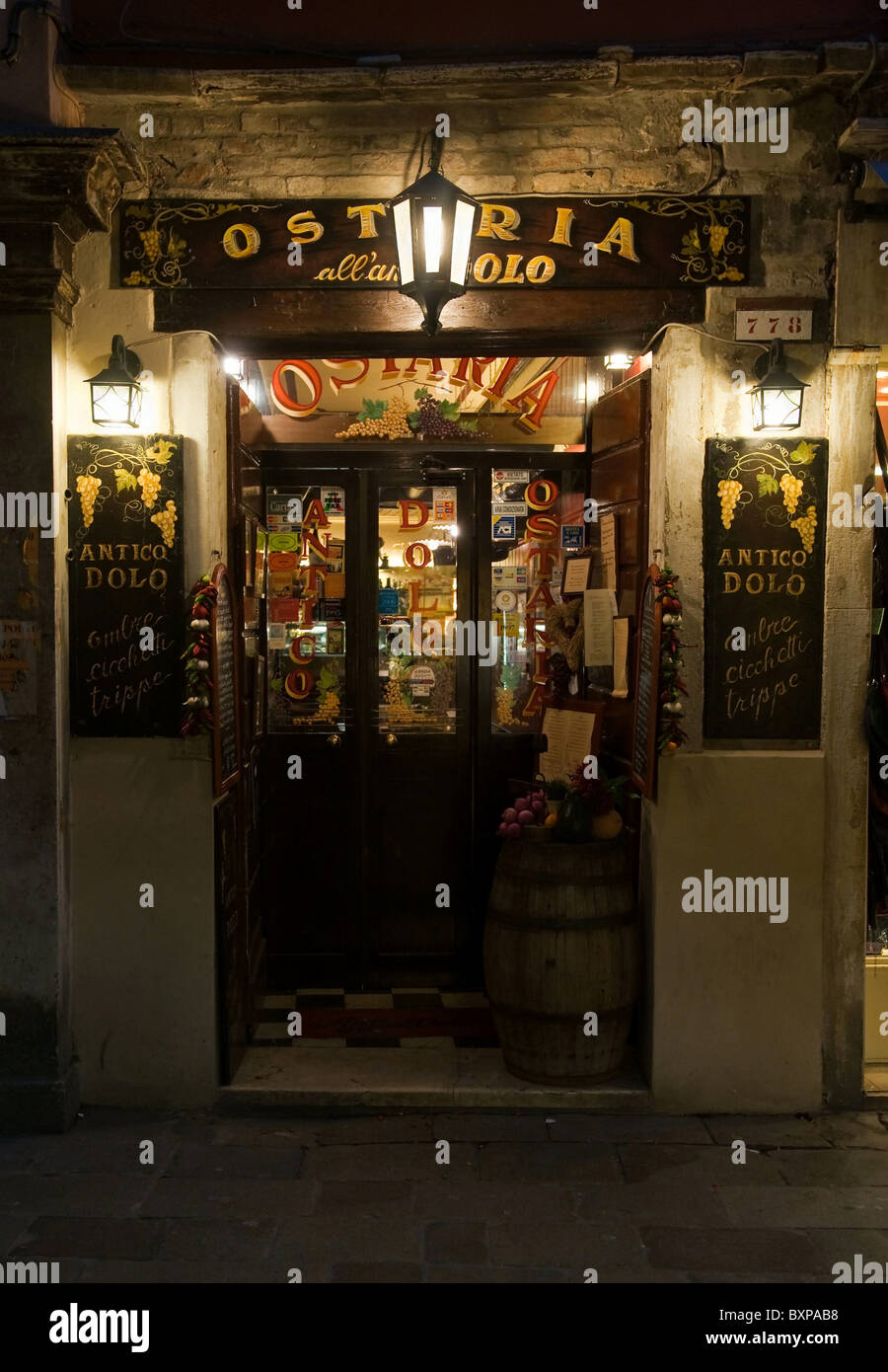 Osteria antico dolo venice hi-res stock photography and images - Alamy